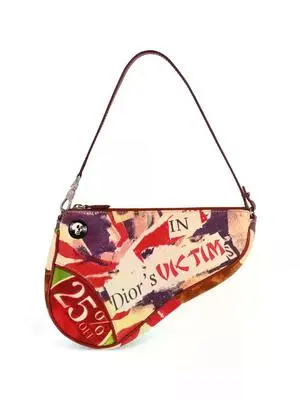 Dior 2003 's Victim Saddle Tote Bag - Red