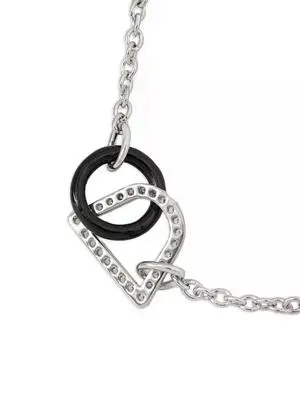 COCCINELLE Zirconia Pendant Chain Necklace