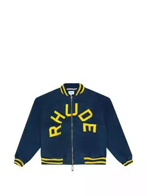 Rhude Oversized Logo Jacket - Blue