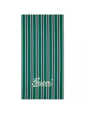 Gucci Striped Beach Towel - Green
