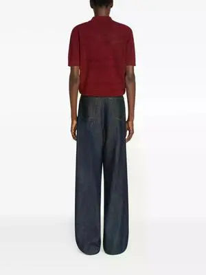 Dries Van Noten Belted Wide-leg Jeans