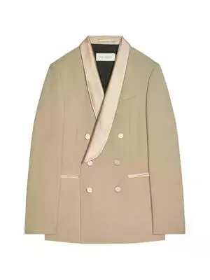 Dries Van Noten Tuxedo Double-breasted Blazer - Neutrals