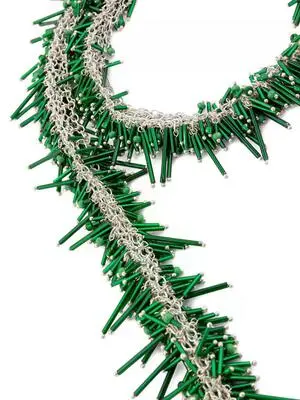 Dries Van Noten Beaded Scarf Necklace