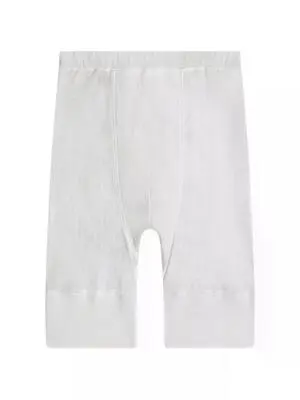 Dries Van Noten Cotton Knit Shorts - Grey