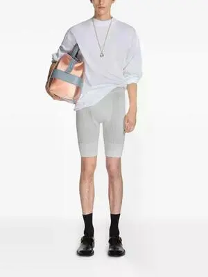 Dries Van Noten Cotton Knit Shorts - Grey