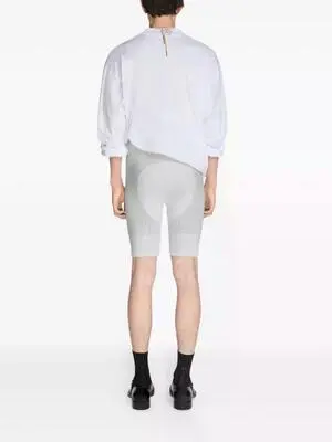 Dries Van Noten Cotton Knit Shorts - Grey
