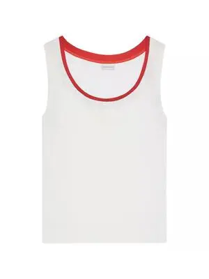 Dries Van Noten Cotton Tank Top - White