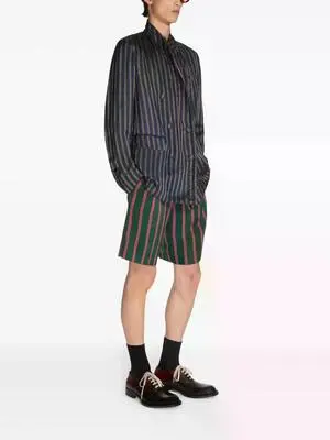 Dries Van Noten Striped Double-breasted Blazer