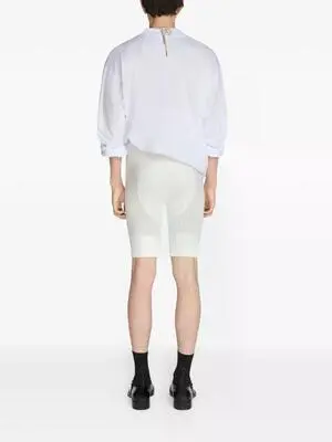 Dries Van Noten Pointelle Knit Shorts - Neutrals