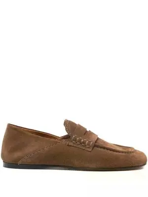 Sandro Suede Loafers - Brown