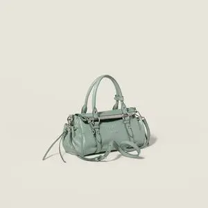 Miu Miu Nappa Leather Handbag - Sage Green