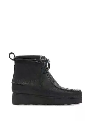 Clarks Lace-up Platform Shoes - Black