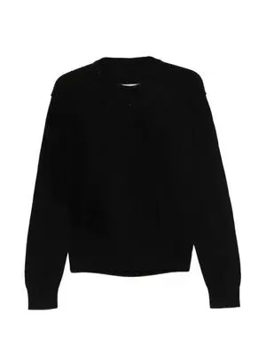 Rick Owens Ribbed Jumper - Black