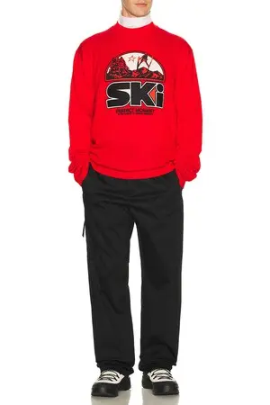 Perfect Moment Adler Crew Neck Sweater - Red