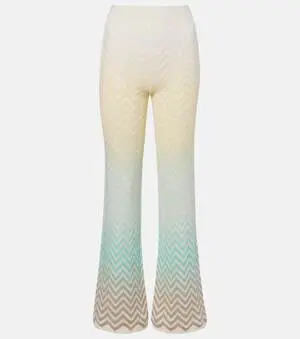 Missoni Zigzag Cotton-blend Flared Pants