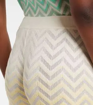 Missoni Zigzag Cotton-blend Flared Pants