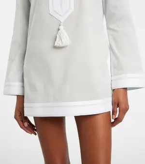 Tory Burch Cotton Kaftan - Blue