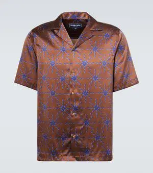 Frescobol Carioca Roberto Silk Shirt - Brown