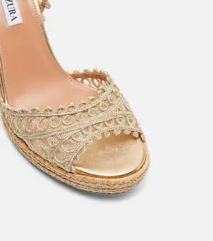 AQUAZZURA Kahlo Espadrille Wedges