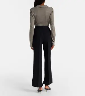 Khaite High-rise Flared Pants