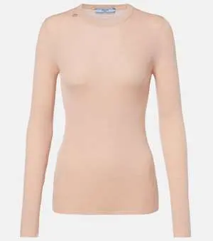 Prada Virgin Wool Sweater - Pink