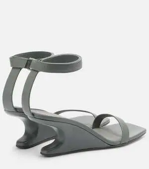 Rick Owens Cantilever Leather Sandals