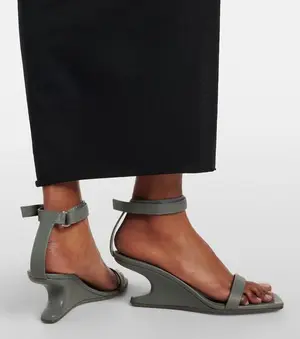 Rick Owens Cantilever Leather Sandals