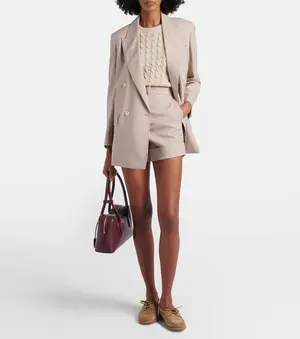 Max Mara Talamo Cable-knit Linen Sweater - Beige