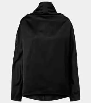 TOTEME Draped Satin Blouse