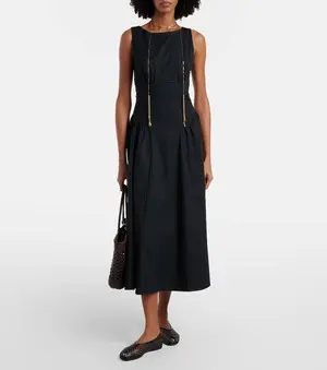 Staud Cotton Midi Dress