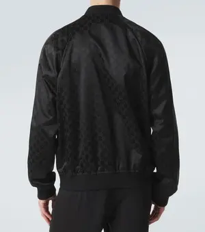 Gucci Gg Cotton-blend Satin Jacket