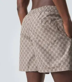 Gucci Gg Print Swim Trunks