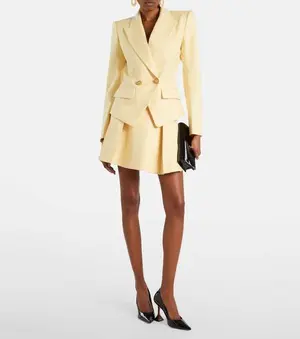 Balmain Double-breasted Blazer - Yellow