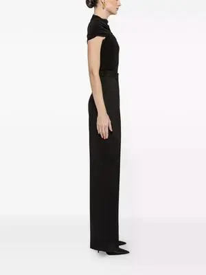 NISSA High-rise Wide-leg Palazzo Trousers