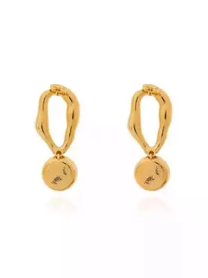 FORTE_FORTE Crystal-embellished Sculpted Dangle Earrings