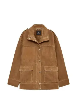 ANINE BING Roux" Military Jacket - Brown