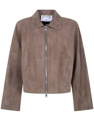 Filippa K Suede Jacket - Green