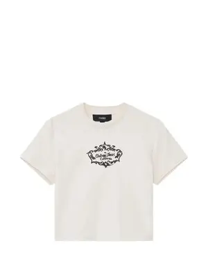 Amiri Chateau Crest Baby" Tee - White