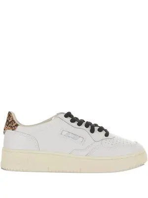 AUTRY Medalist Low Wo" Leather Swoll Sneakers - White