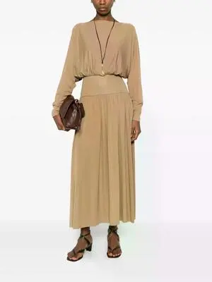 TOTEME Boat-neck Dress - Neutrals