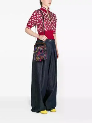Dries Van Noten Embellished Micro Tote Bag - Black