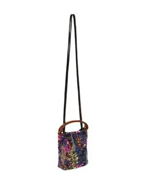 Dries Van Noten Embellished Micro Tote Bag - Black