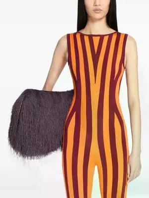 Dries Van Noten Striped Knitted Jumpsuit