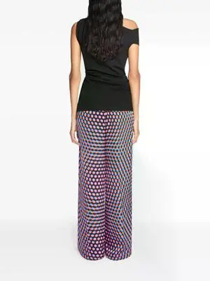 Dries Van Noten Off-shoulder Jersey Top - Black