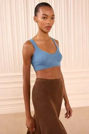 Ulla Johnson Delia Knit Bra - Heron