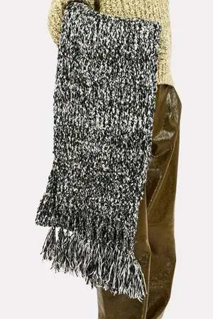 Ulla Johnson Maeve Knit Scarf - Onyx