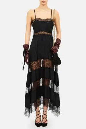Ulla Johnson Coco Silk Dress - Noir