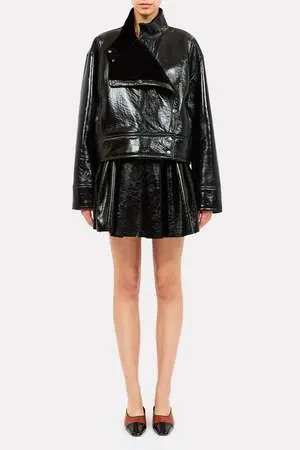 Ulla Johnson Honora Leather Jacket - Noir