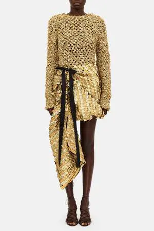 Ulla Johnson Vita Handknit Pullover - Gold
