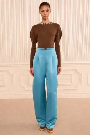 Ulla Johnson Edlyn Satin Pants - Heron